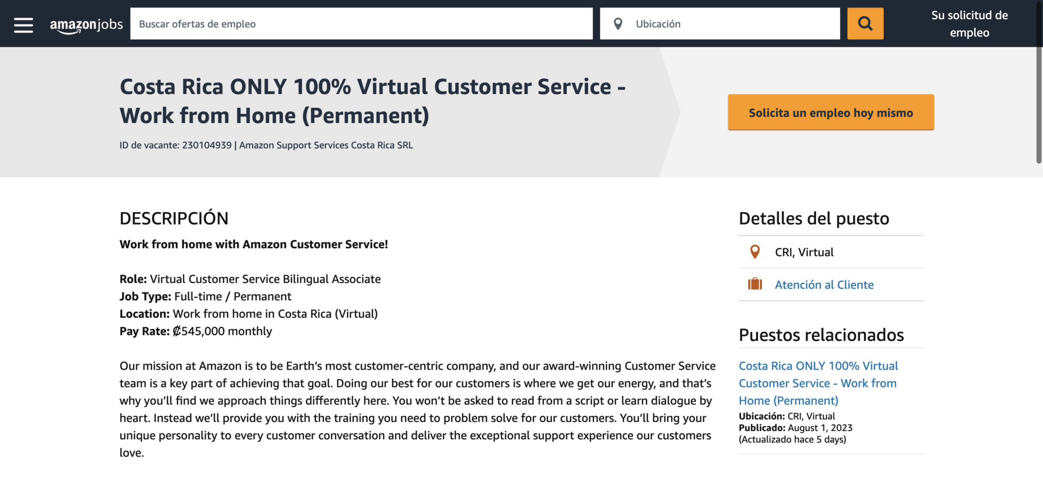 Amazon busca personas para Trabajar desde Casa: ¡Top Vacantes!